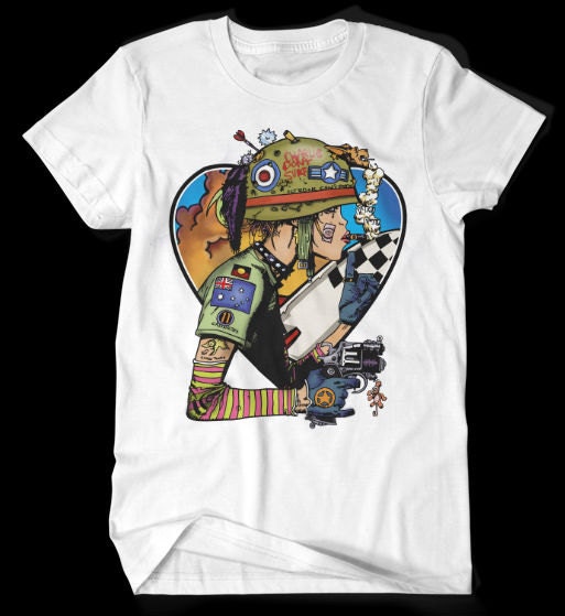 We Love Tank Girl Tank Girl Tshirt Black or White S M - Etsy