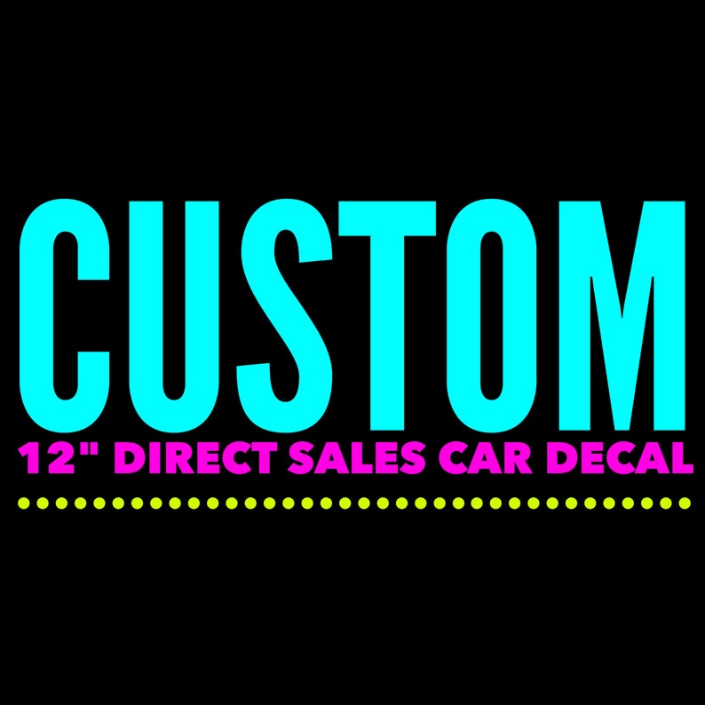 Direct Sales CAR DECAL - Etsy
