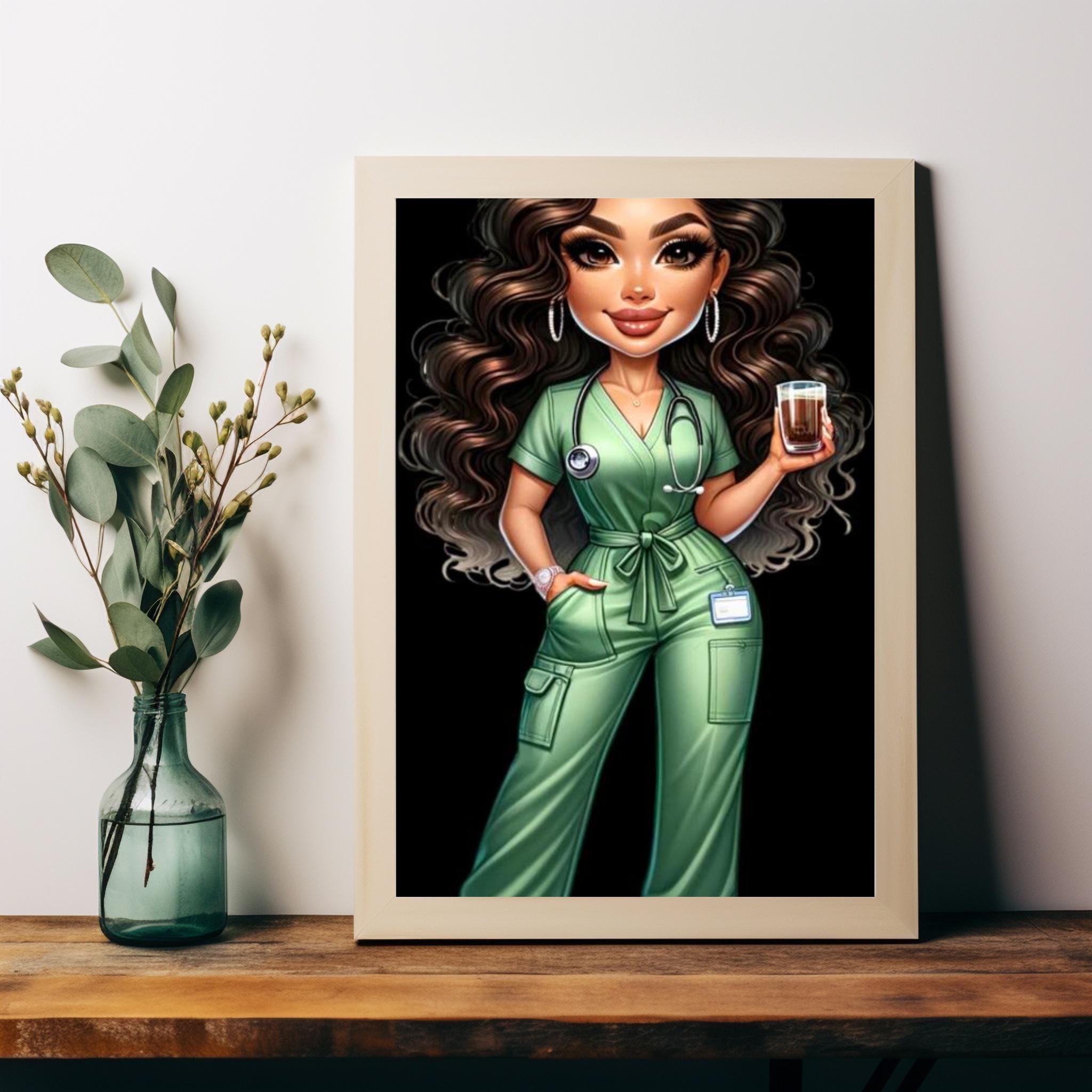 Chibi Nurse Medical Professional Chibi SINGLE IMAGE Transparent Png ...