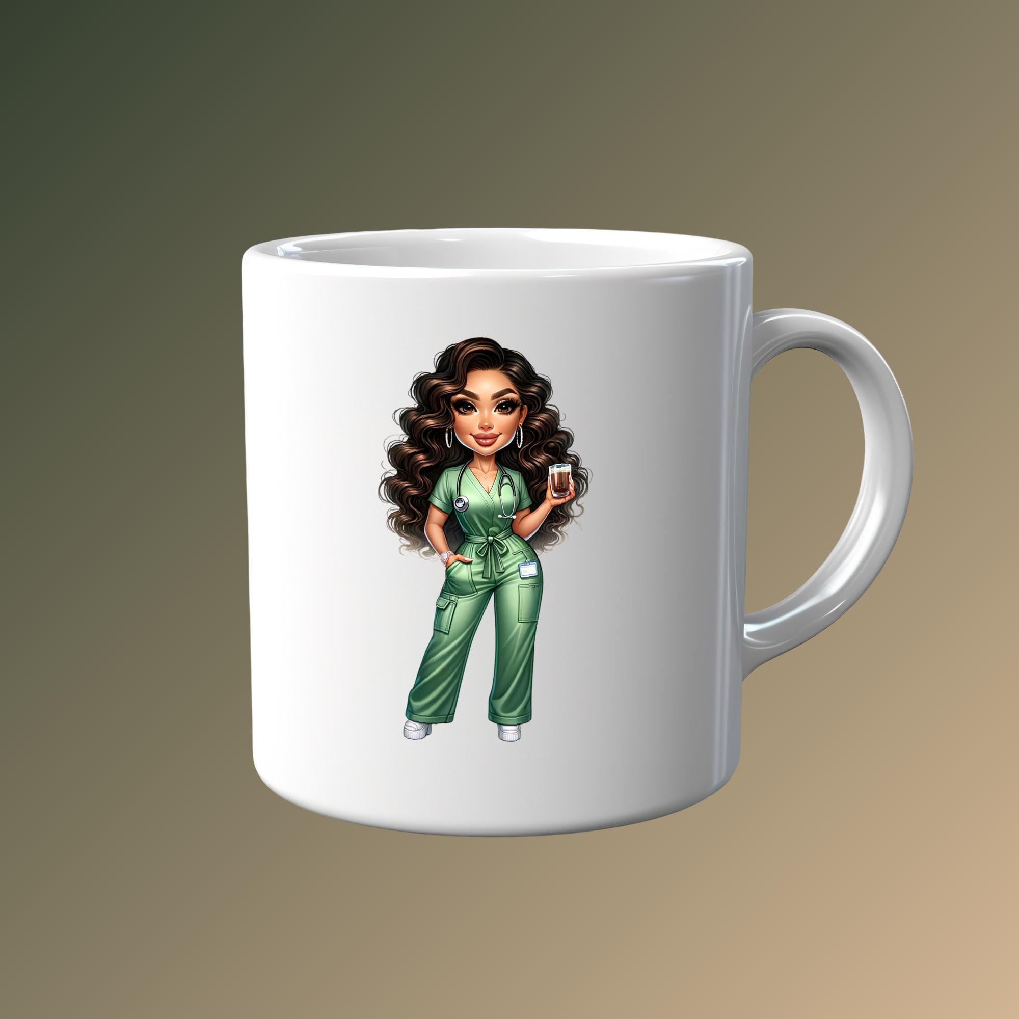 Chibi Nurse Medical Professional Chibi SINGLE IMAGE Transparent Png ...