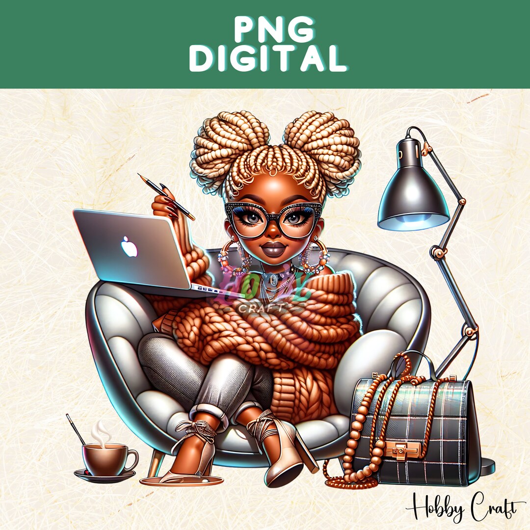 Chibi Work Women Clipart** - Professional Office Women at Work Graphics ...