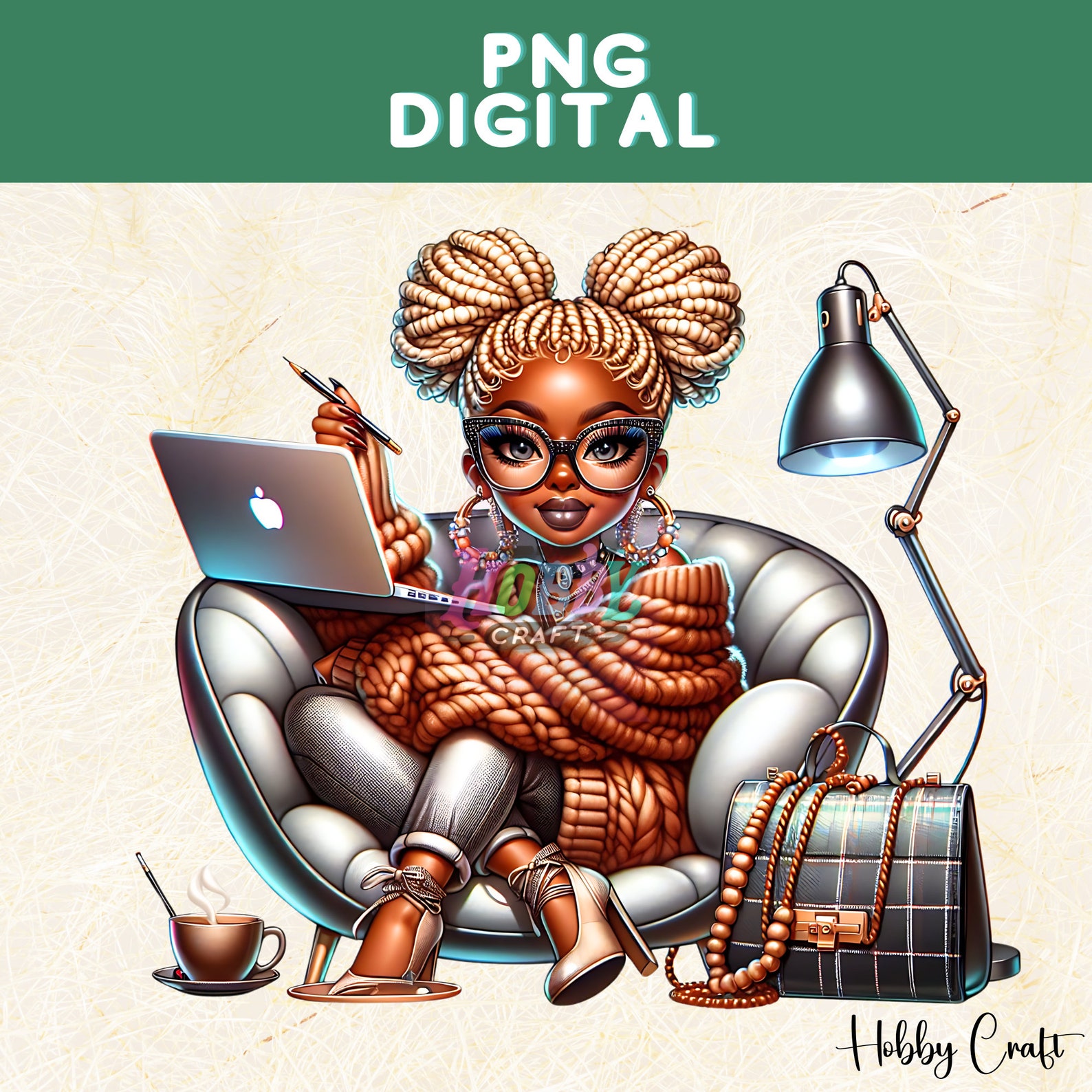 Chibi Work Women Clipart** - Professional Office Women at Work Graphics ...