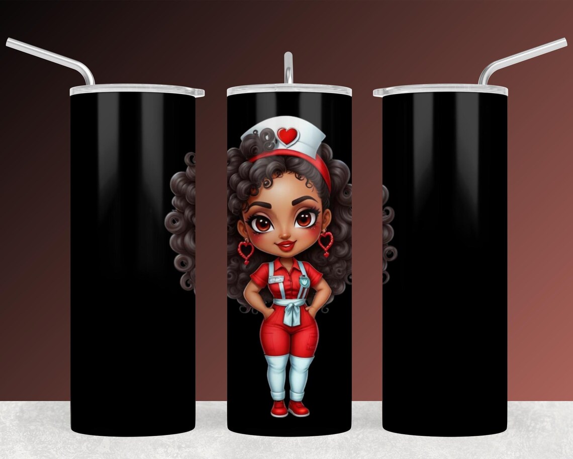 Cartoon Nurse Clipart: Playful Chibi Design (instant Download) - Etsy