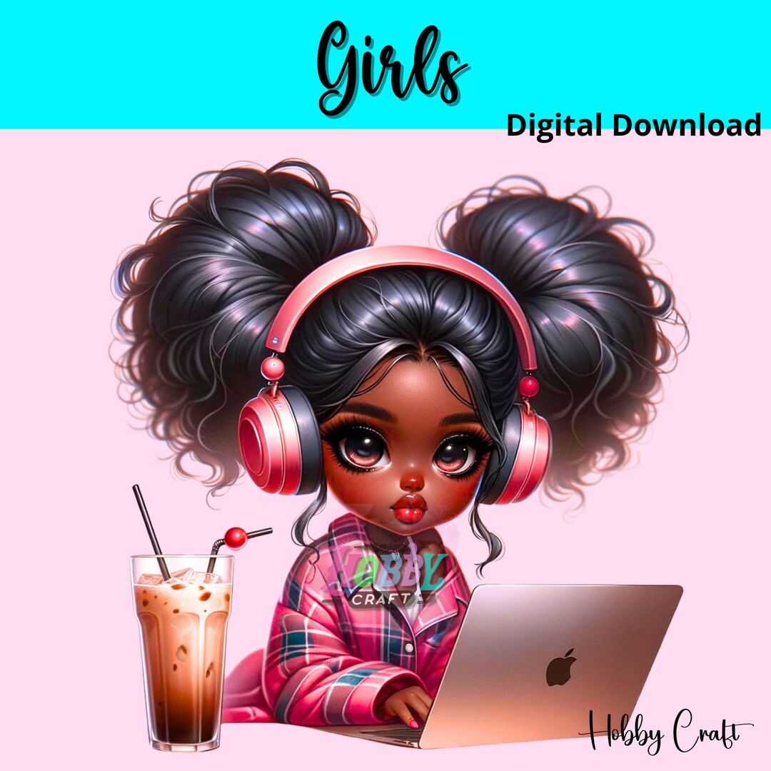 Chibi Clipart Designs, Cute Printable Art for Crafts & Sublimation ...