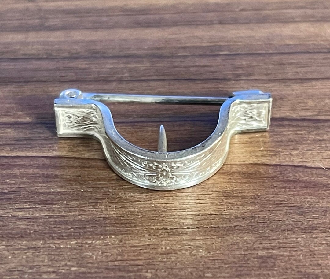 Vintage 1920 Sterling Posy Pin - Etsy