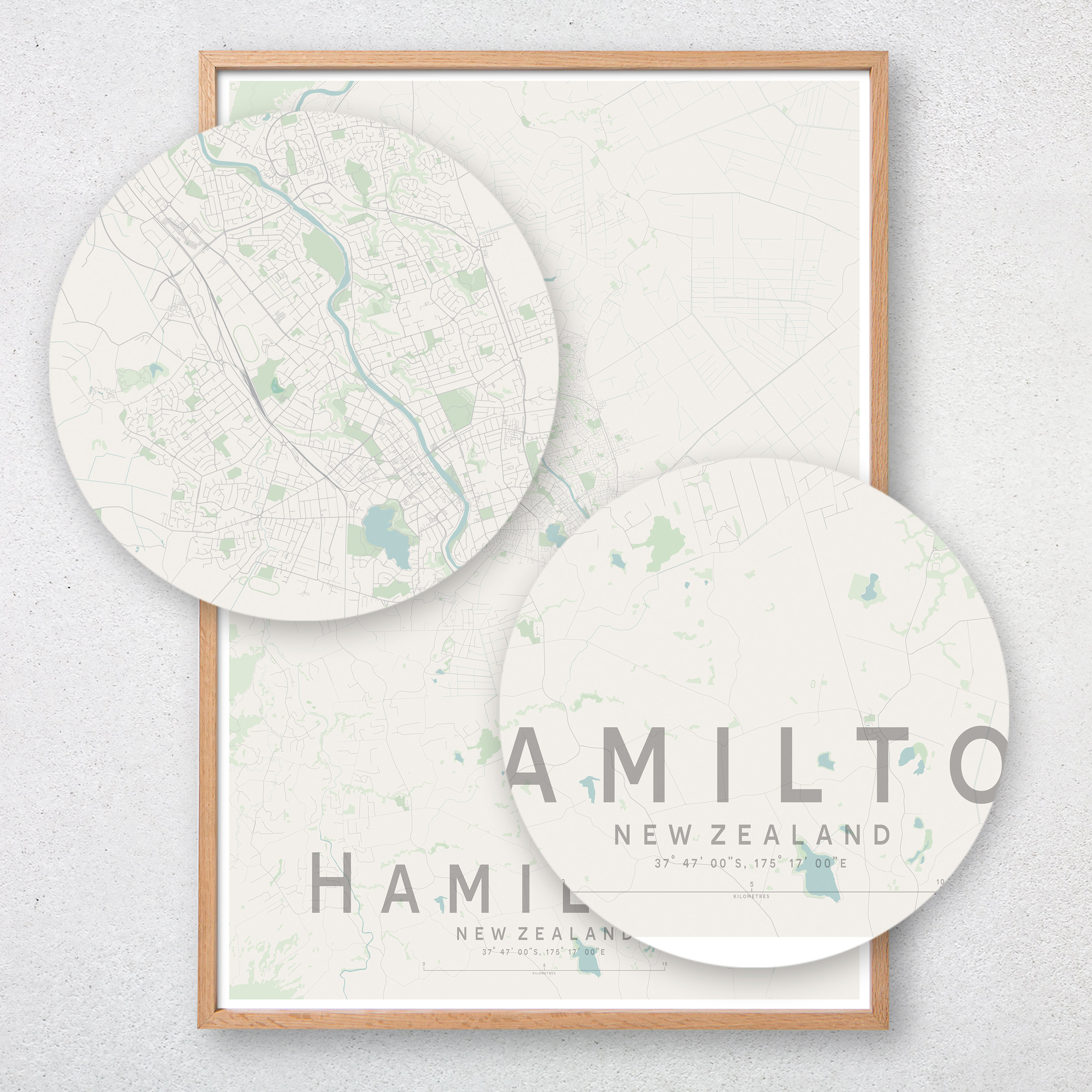 HAMILTON New Zealand City Street Map Print Wall Art Poster - Etsy Australia