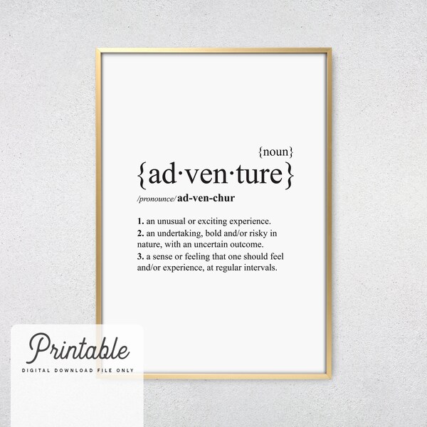 Adventure Printable - Etsy