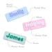 Personalised Work Name Badge | Custom Occupation Tag | Name Accessory ...