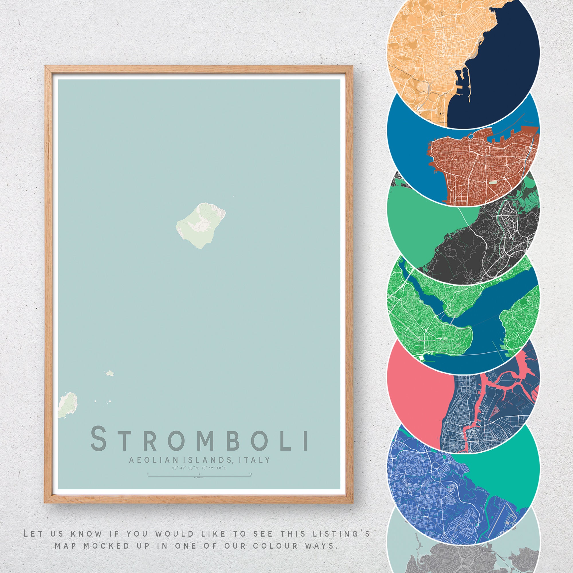 Stromboli Island Map