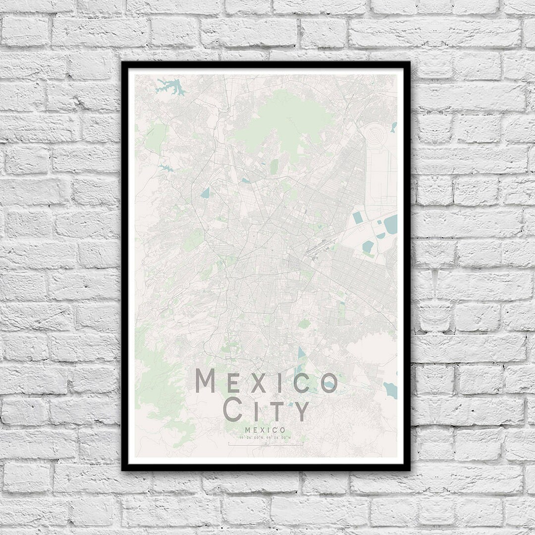 MEXICO CITY Map Print Mexico City Map Print Wall Art Etsy MEXICO CITY Map Print Mexico City Map Print Wall Art Etsy
