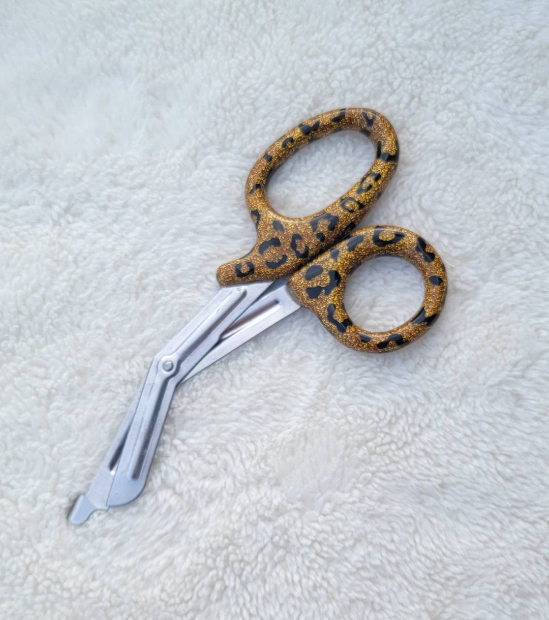 Custom Leopard Medical Scissors, Leopard Set, Leopard Badge Reel ...