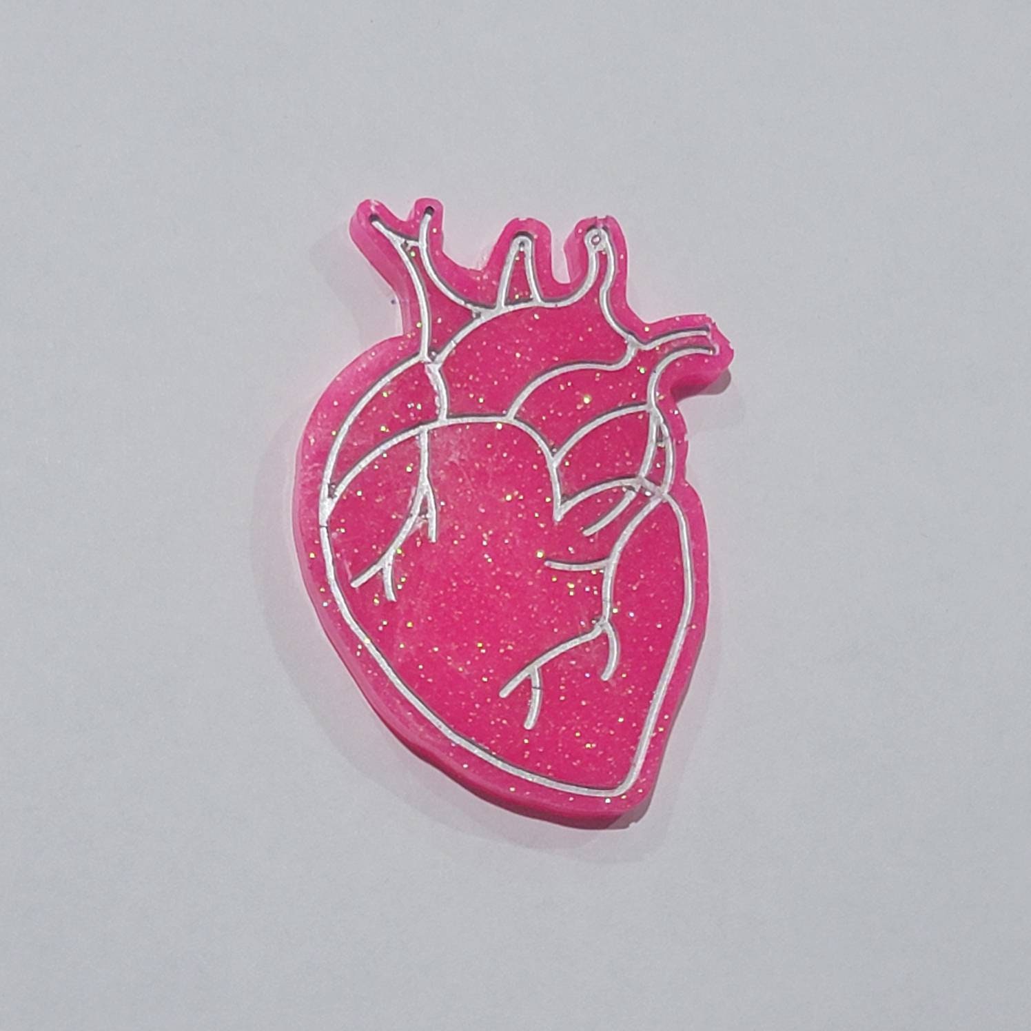 Anatomical Heart Magnet, EKG Tech, Cardiac Nurse, Doctor, Badge Buddy ...