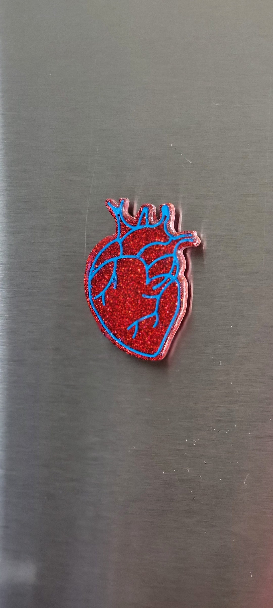 Anatomical Heart Magnet, EKG Tech, Cardiac Nurse, Doctor, Badge Buddy ...