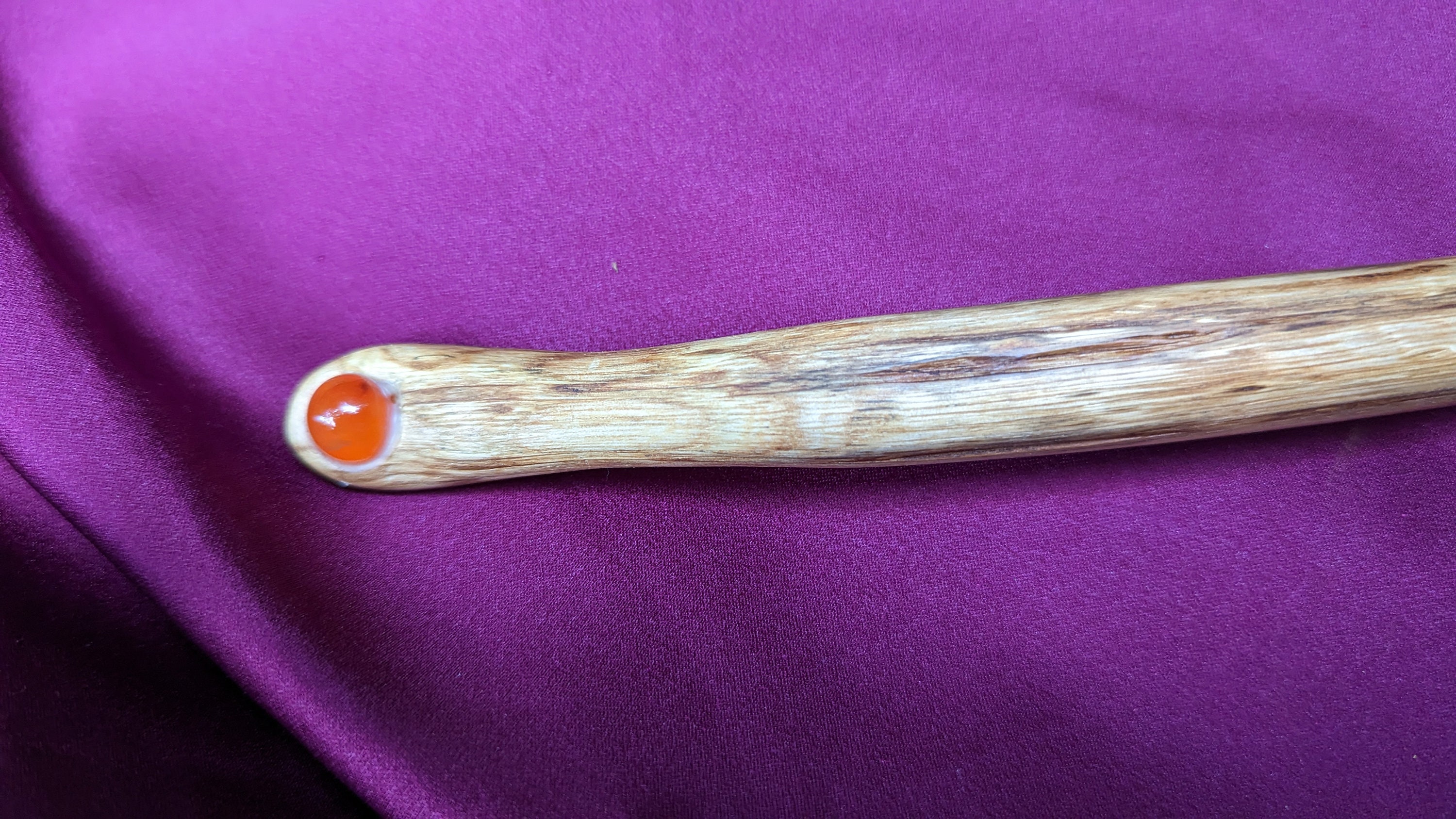 Rowan and Carnelian Wand - Etsy