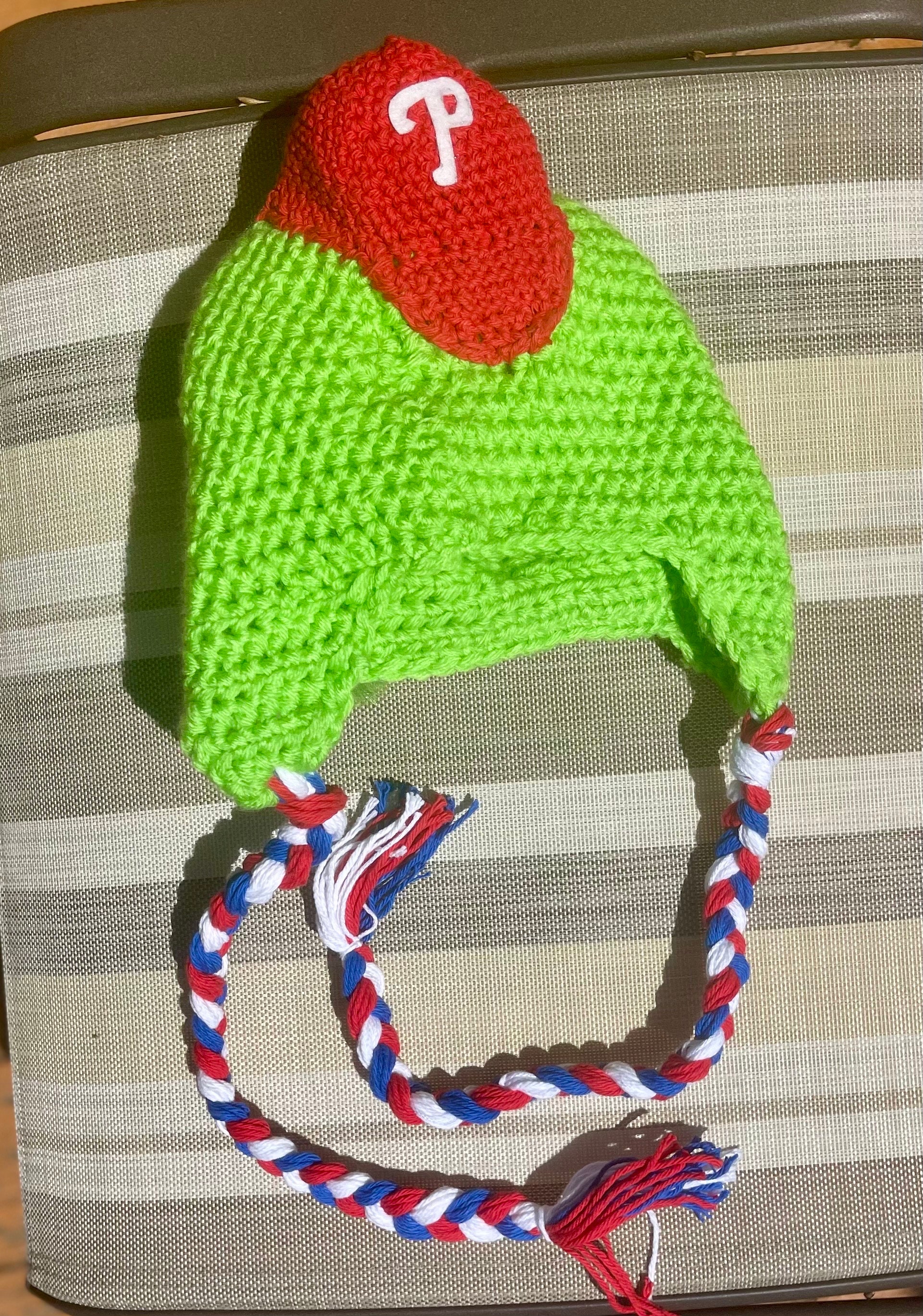 Handmade Philadelphia Phillies-phanatic Hat-adult Size. One Size Fits ...