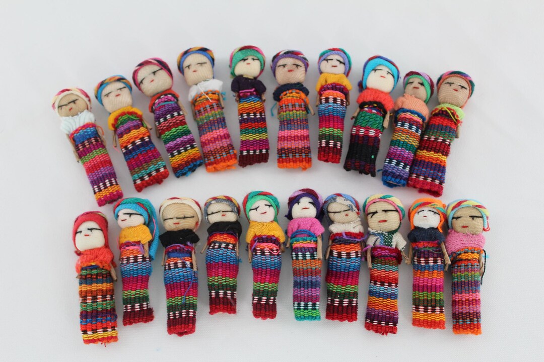 Authentic Guatemalan Worry Dolls - Bulk Set of 20 (2") - Etsy