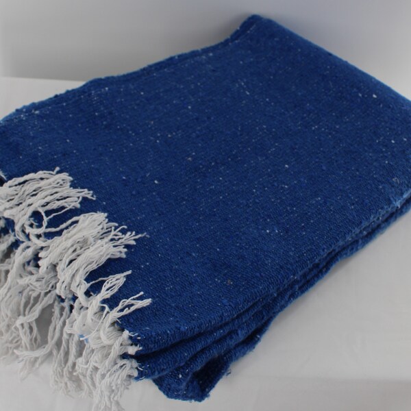 Royal Blue Throw Blanket - Etsy