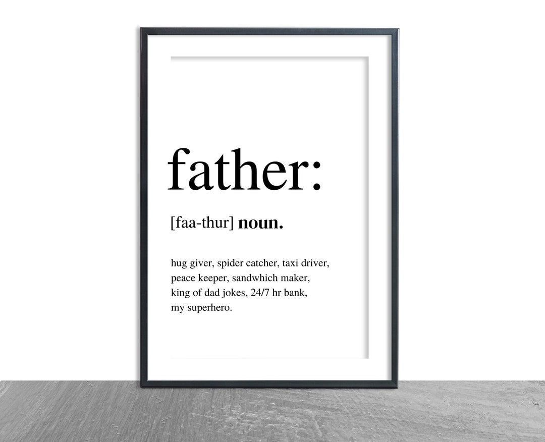 Fathers Day Noun Definition What I Love About My Daddy Daddy's Day ...