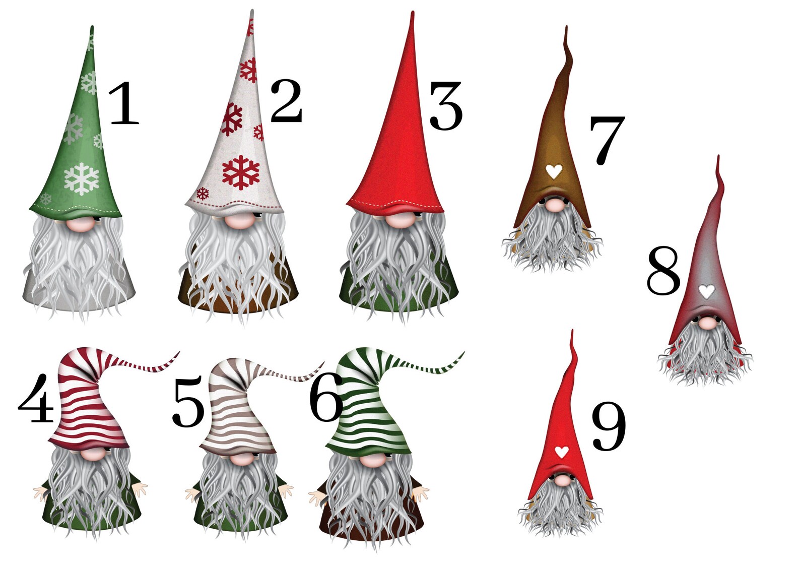 Personalised Gnome Christmas Word Art Gift Print, Nordic Family Poster ...