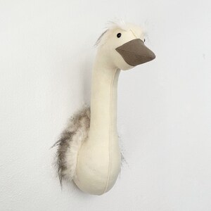Ostrich Faux Head Mount - Etsy