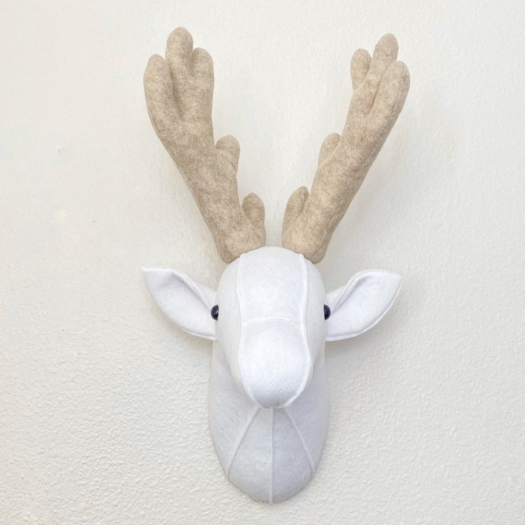 Faux Taxidermy Deer, Deer Head Nursery Decor, Deer Head Taxidermy, Faux ...