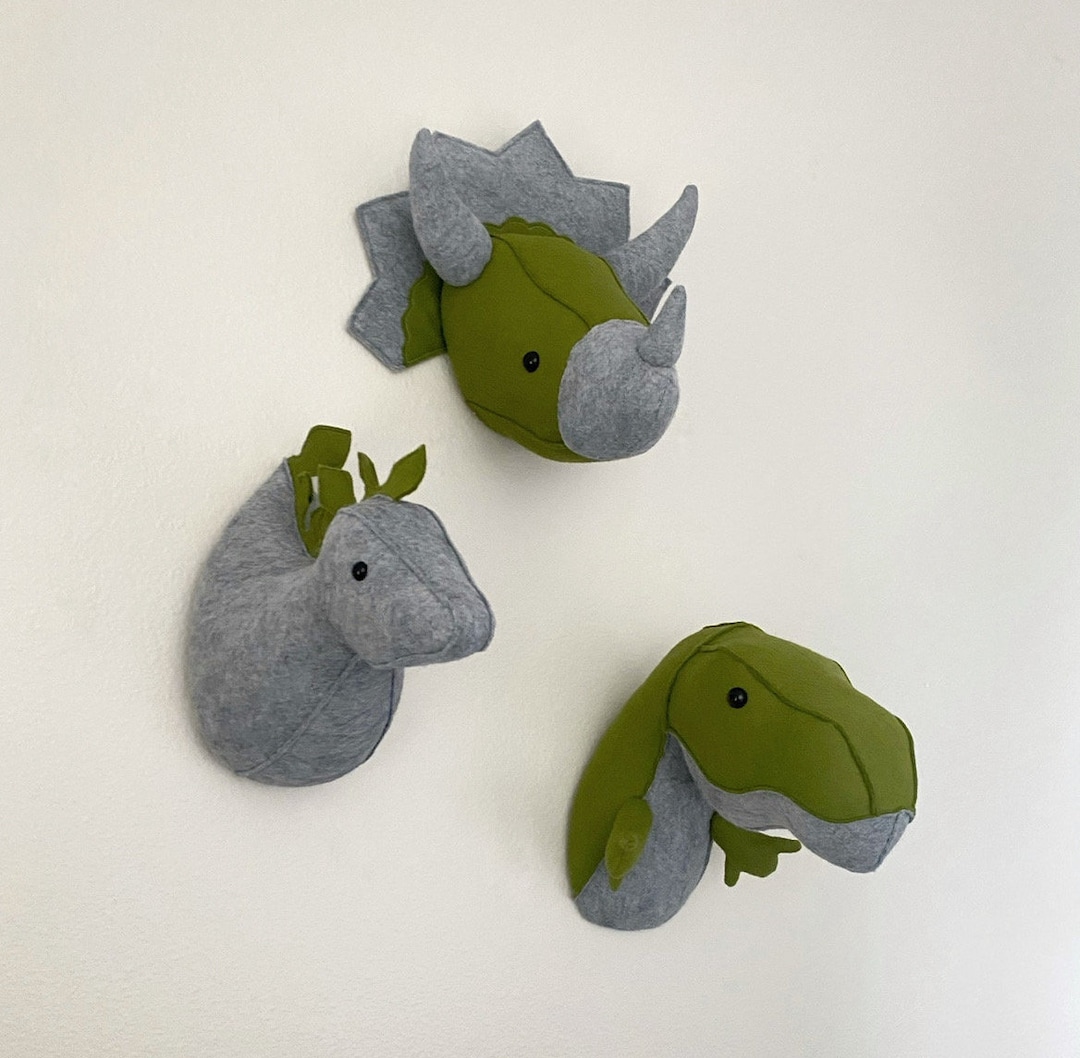 Dinosaur Bundle, Cute Dinosaur Bundle, Triceratops Wall, Triceratops ...