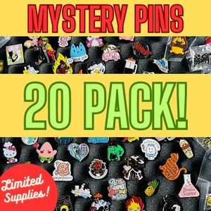 Enamel Pin Mystery Packs Thousands of Designs USA - Etsy