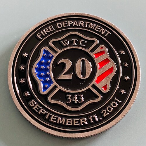 Firefighter Coin - Etsy