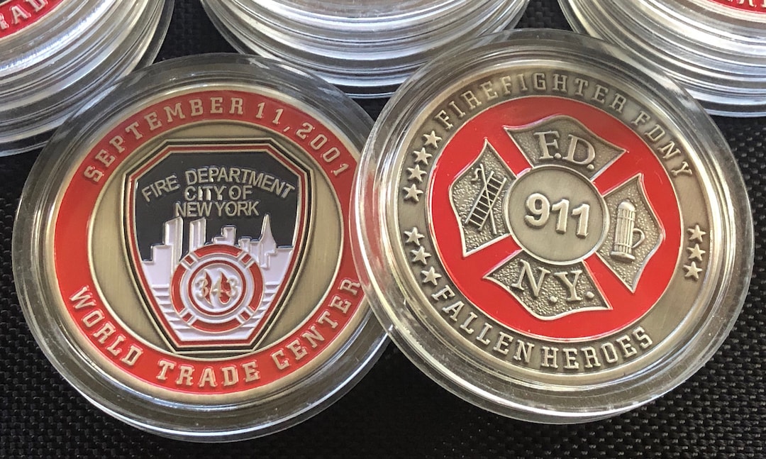 FDNY Firefighter First Responder Challenge Coin 911 - Etsy