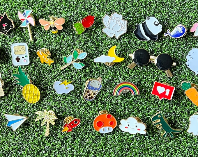 Snailie Mini Enamel Pin Mystery Blind Bag series 1 Random Gachapon ...
