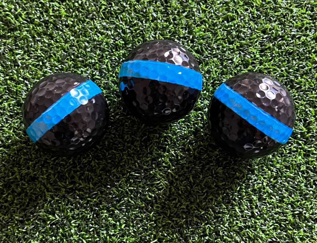 Thin Blue Line Golf Ball 3 Pack Police Law Enforcement - Etsy