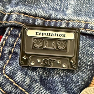 Enamel Pin Cassette Tape Retro Custom Pins for Jackets Backpacks and ...