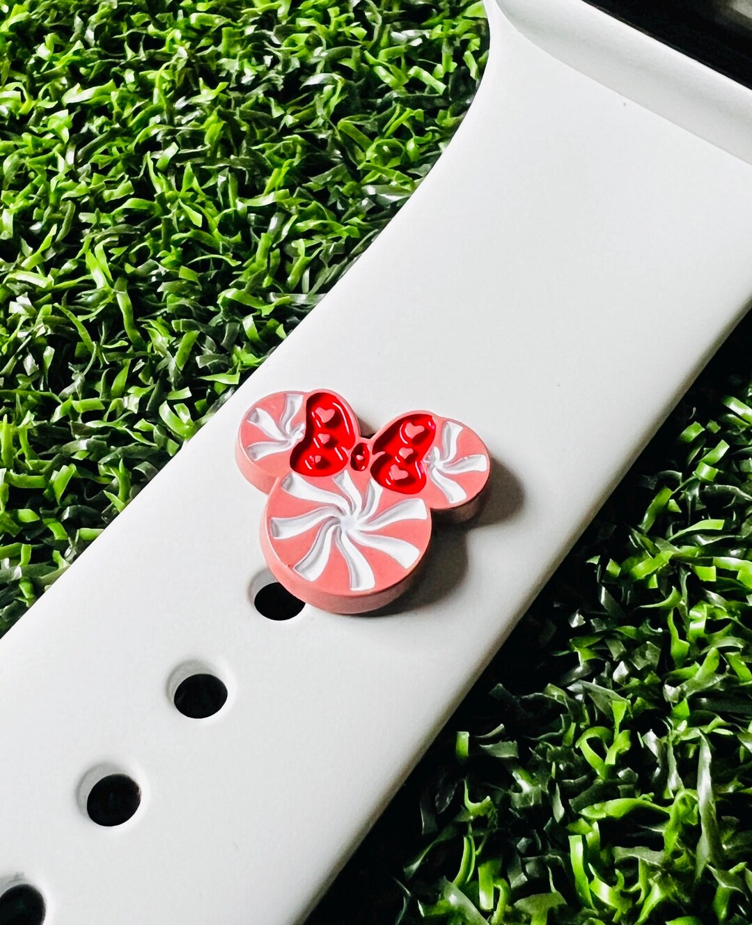Watchband Holiday Peppermint Candy Apple Watch Magic Band Compatible - Etsy