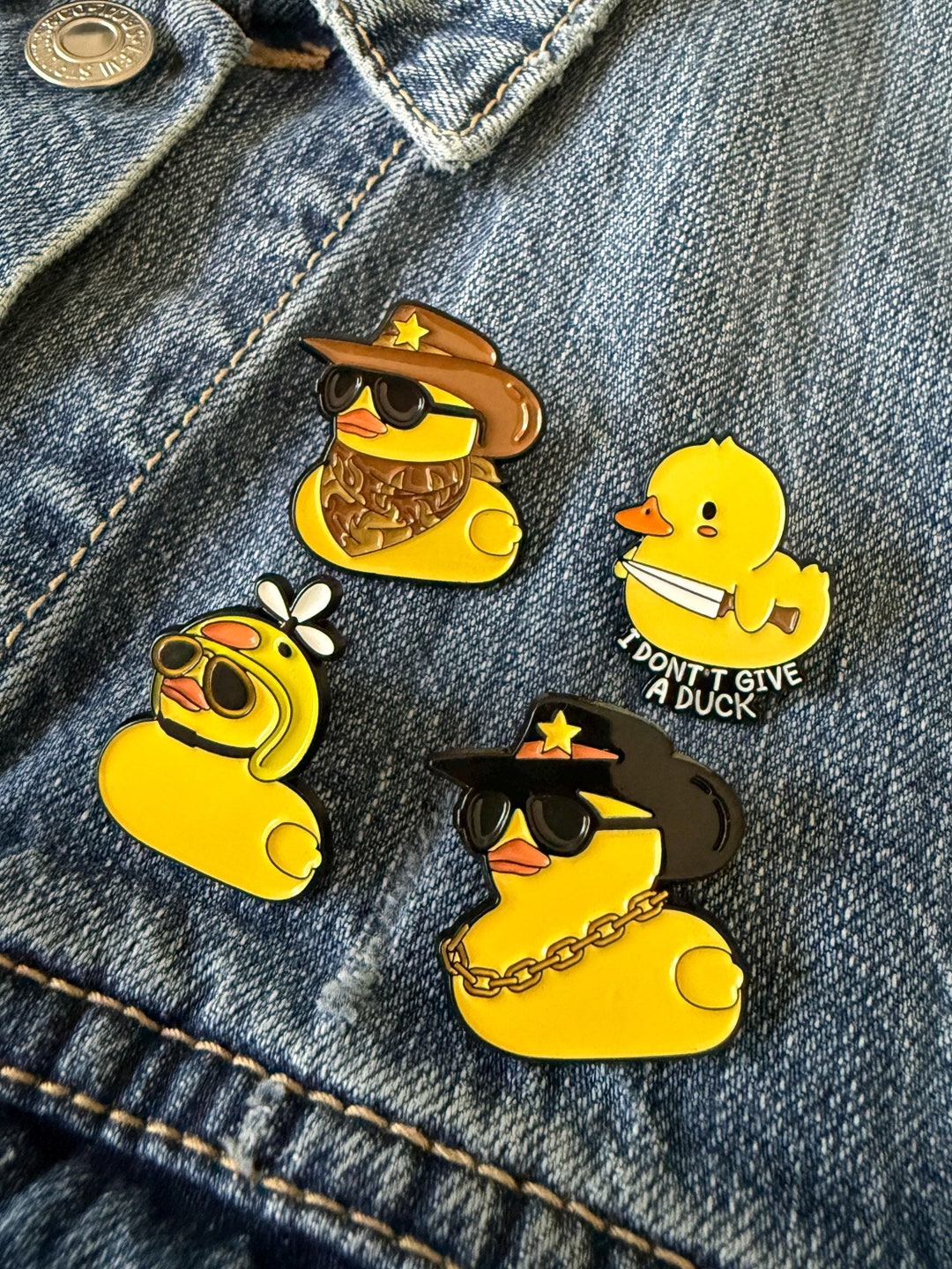 Duck Duck Jeep Enamel Pins for Jackets Backpacks and More Custom ...