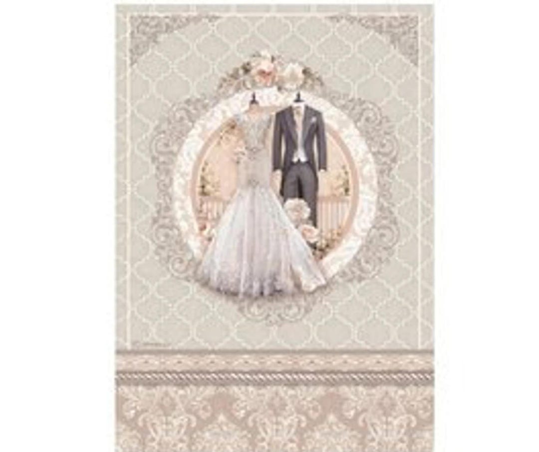 Stamperia Wedding Rice Paper: Bride & Groom Decoupage Papercrafts - Etsy