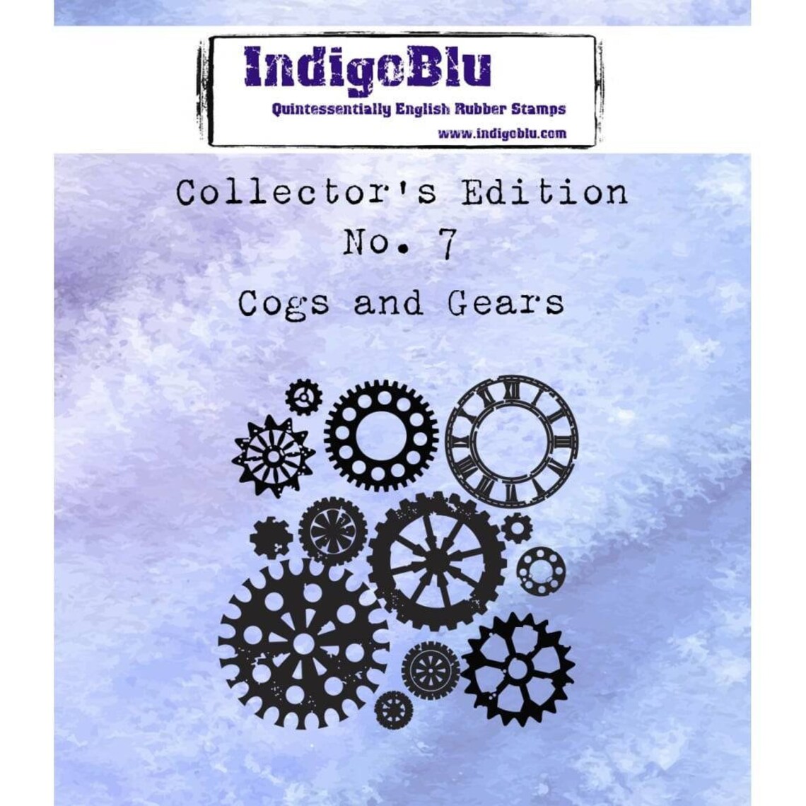 Steampunk Stamp Featuring a Set of Cogs and Gears a Small - Etsy