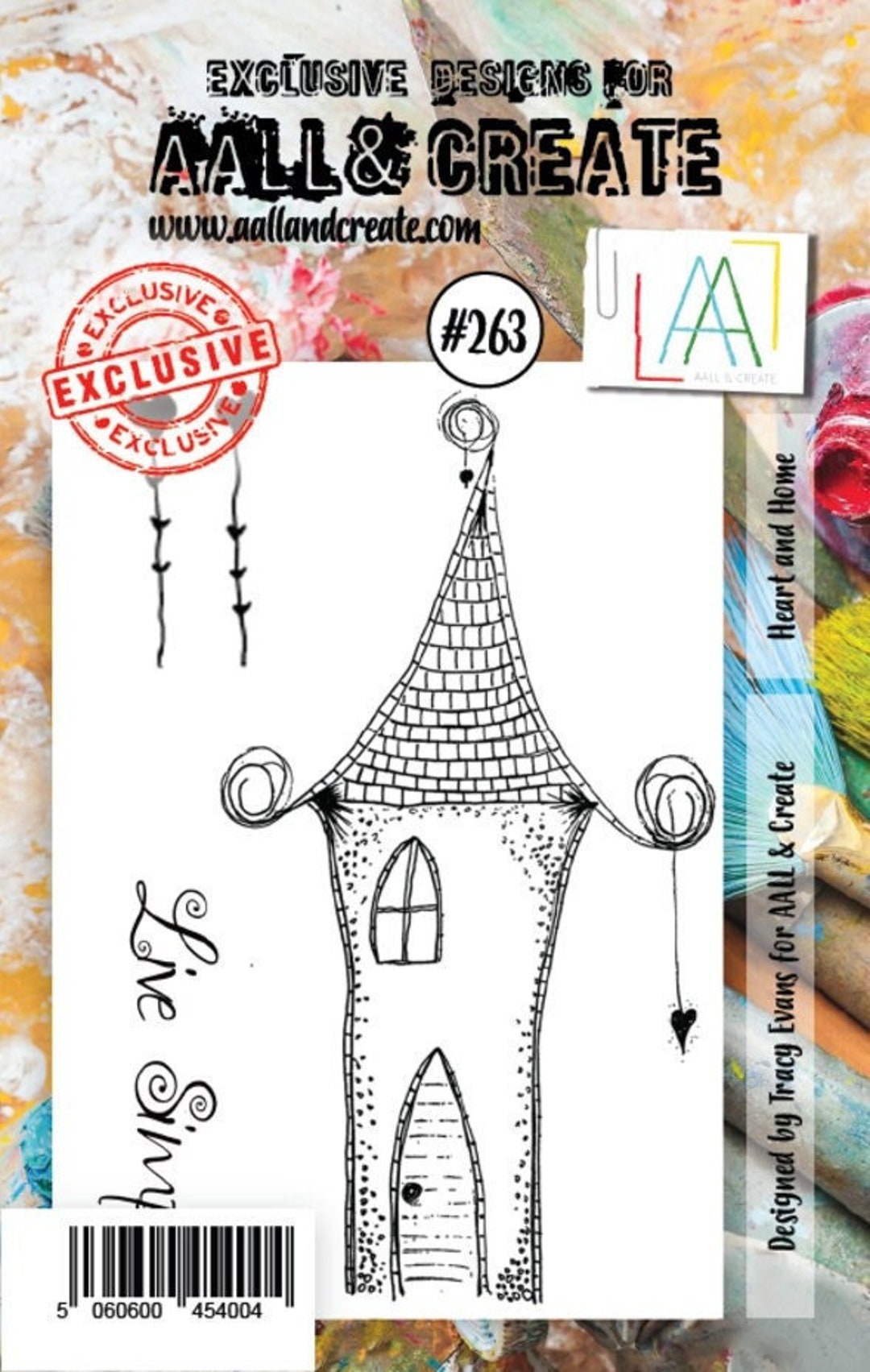 Whimsical House Clear Stamp Set: Cardmaking, Scrapbooking - Etsy