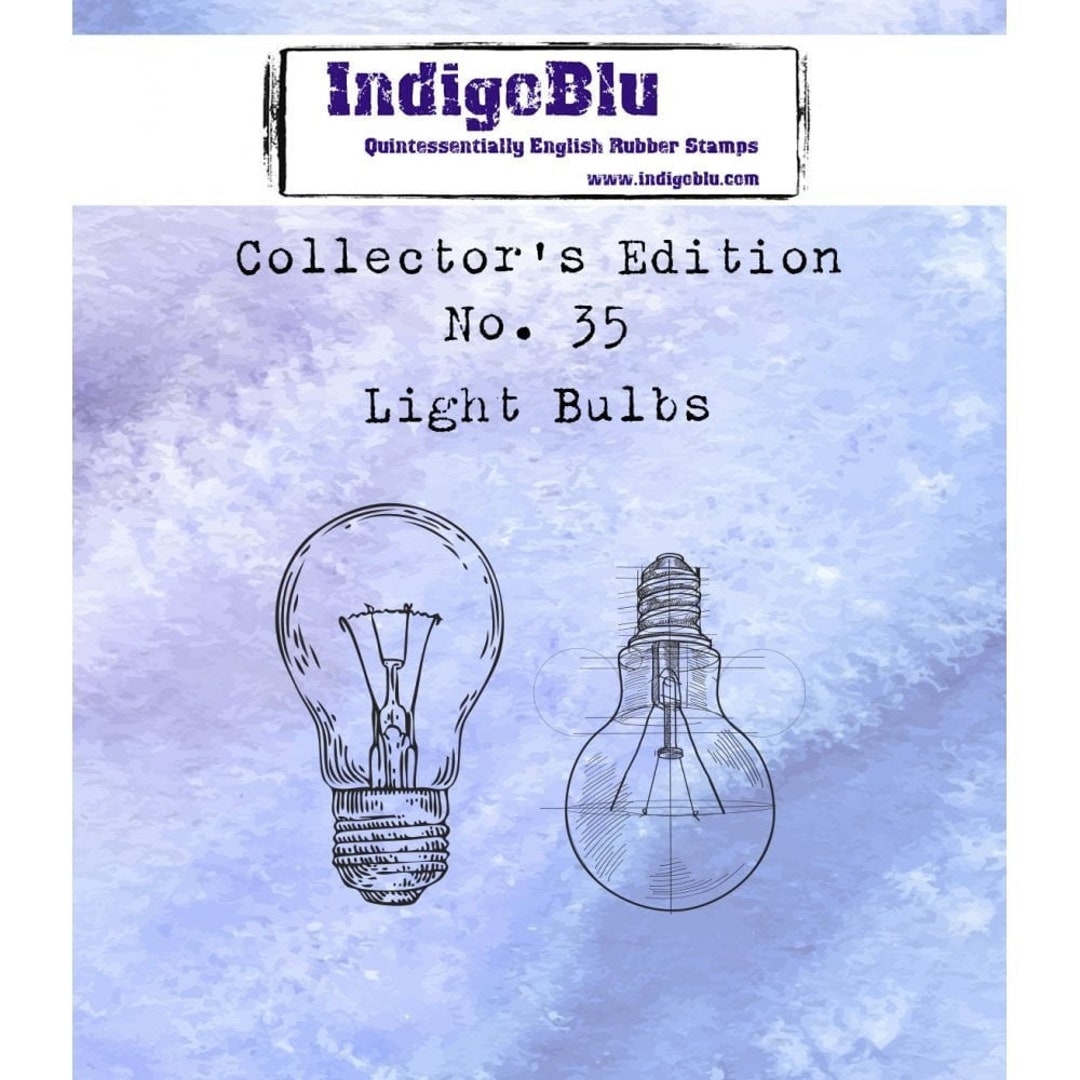 Cardmaking Stamp, Lightbulb Stamp for Junk Journal or Scrapbook by ...