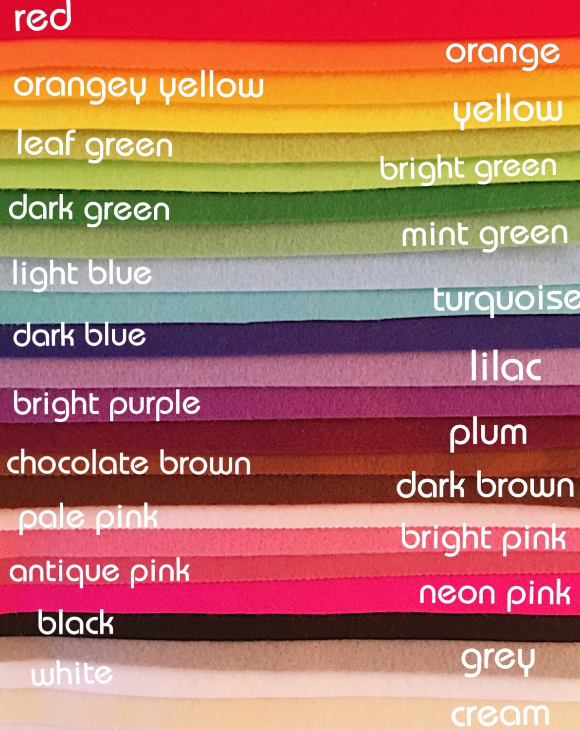 MADE TO ORDER Individual Hand Sewn Felt Letters Featuring a | Etsy