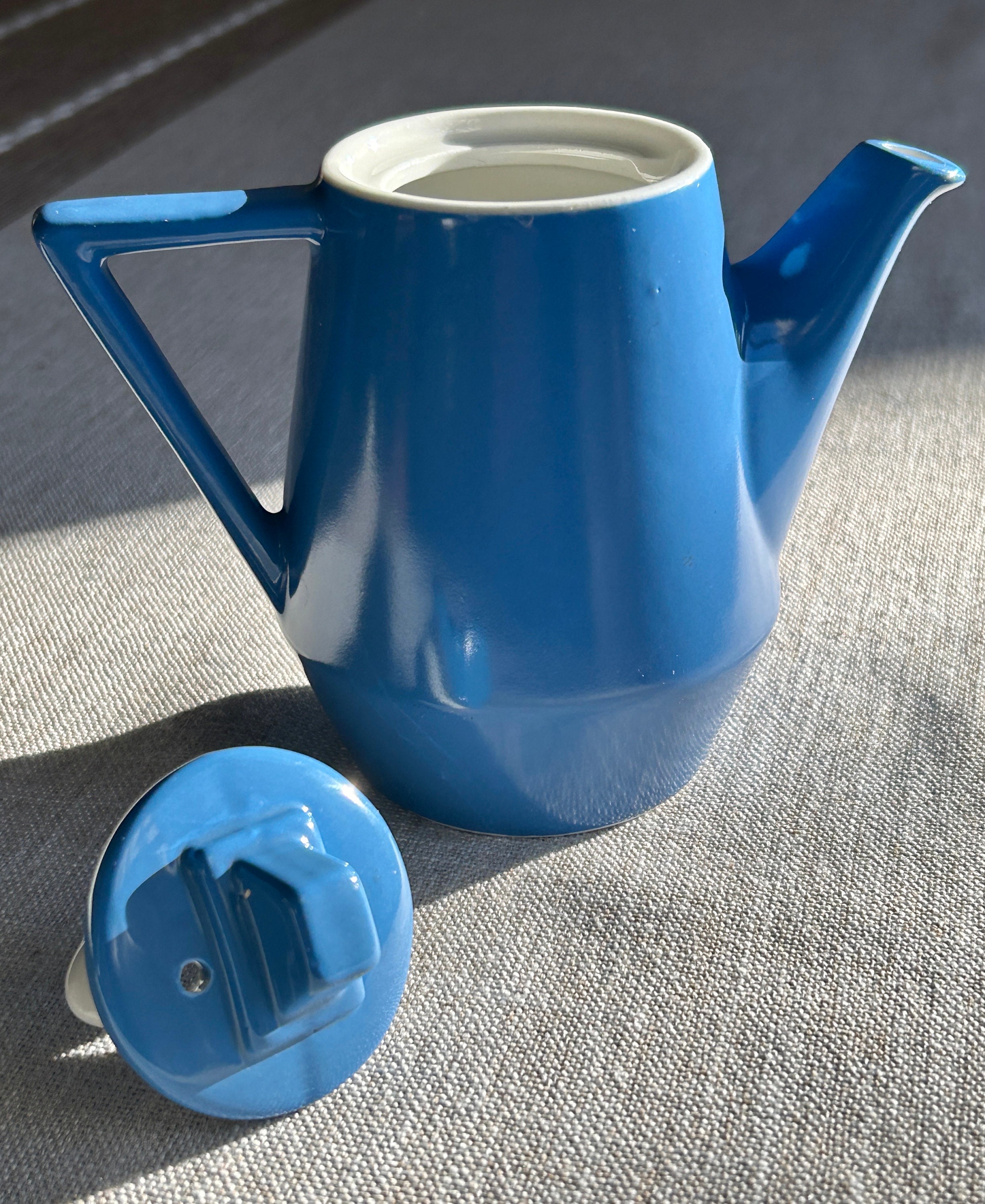 1970s Hall Pottery, Amtrak Railroad Dining Car China Coffee Pot ...