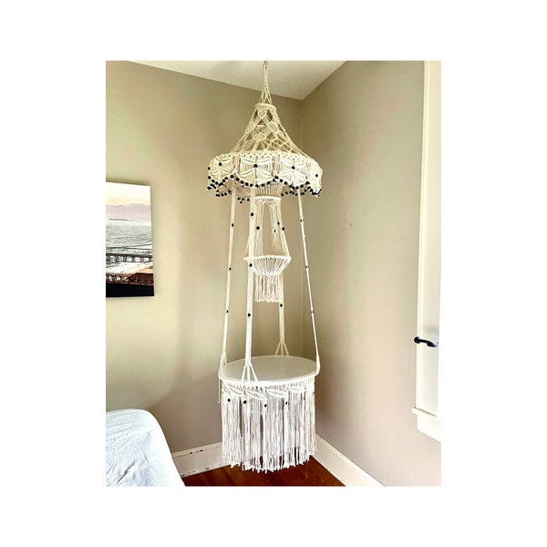 Macrame Table - Etsy