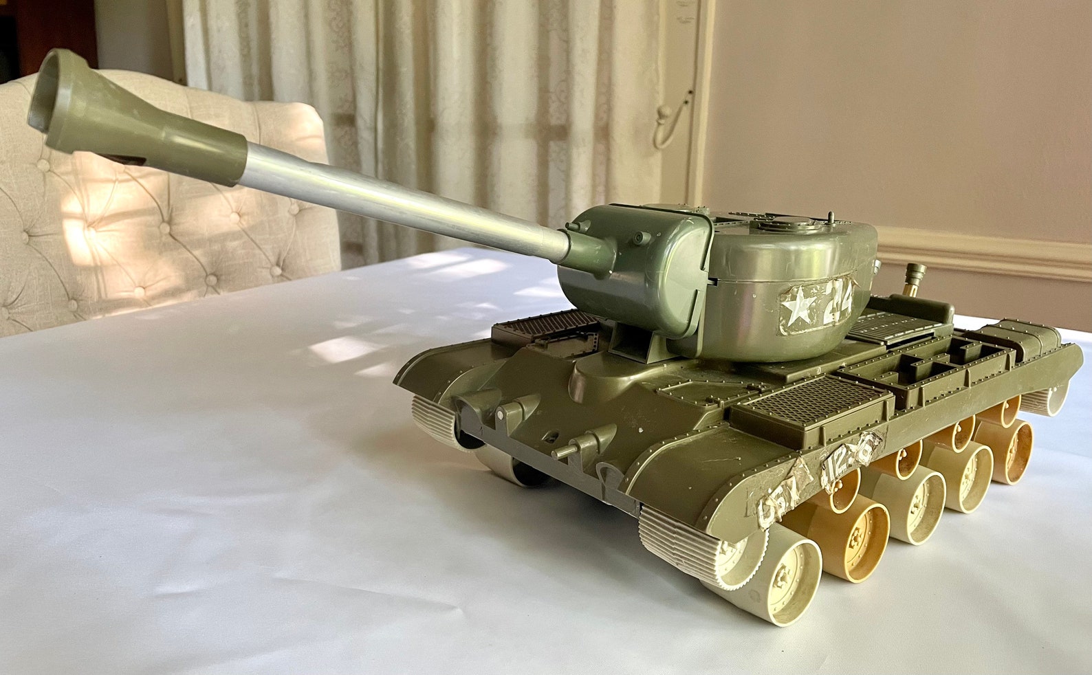 1965 Vintage Remco US Army Bulldog Tank. Battery Operated. Style #607 ...