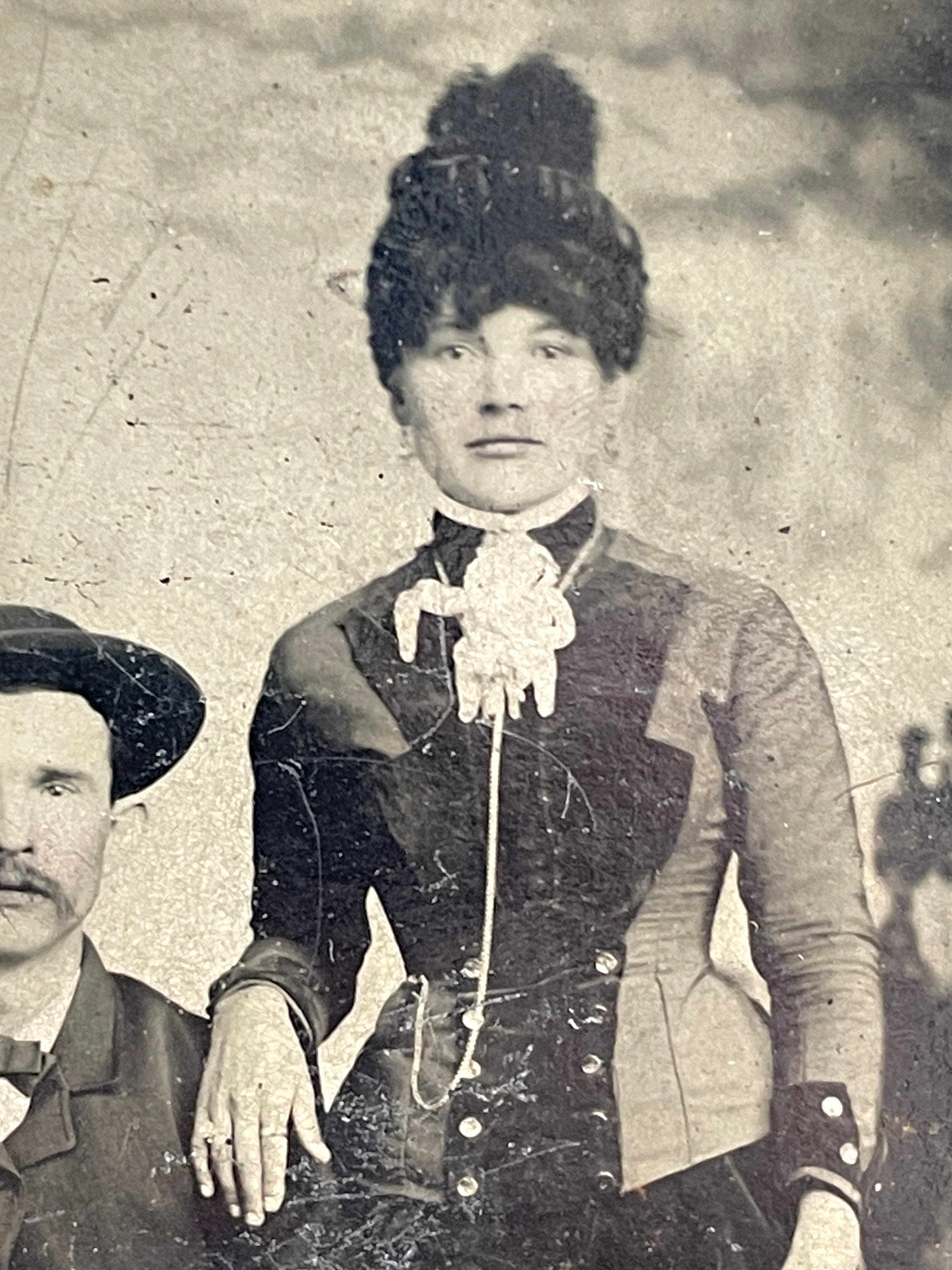 8 Antique 1870s Tintypes Beautiful, Handsome, Young Men and Women ...