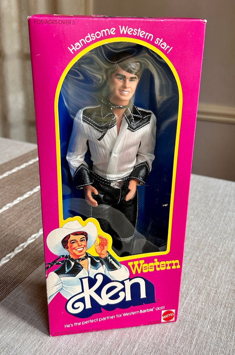 Vintage 1980 Mattel Western Cowboy Ken Doll 3600 Complete in - Etsy