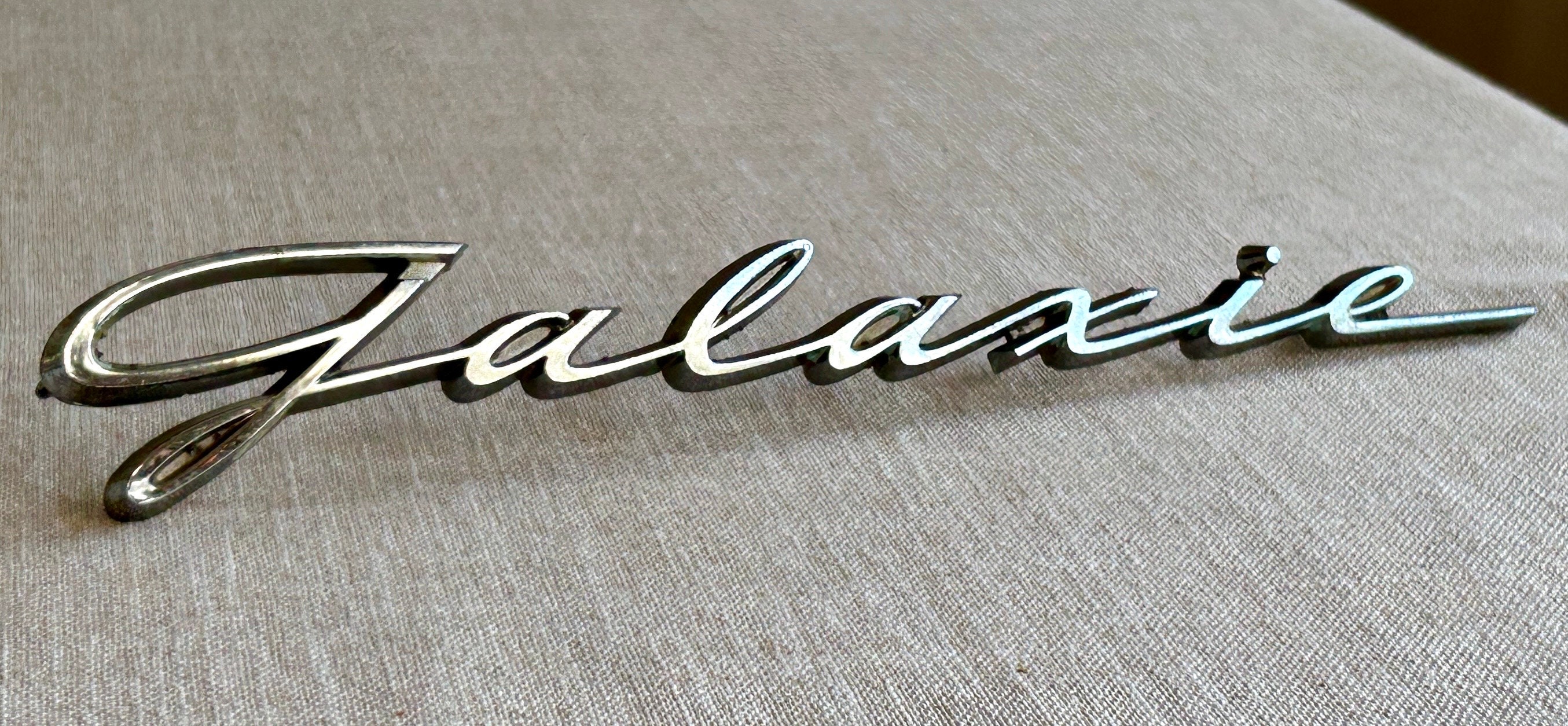 1959 Ford Galaxie Script Emblem Name Plate Chrome 12.5 - Etsy