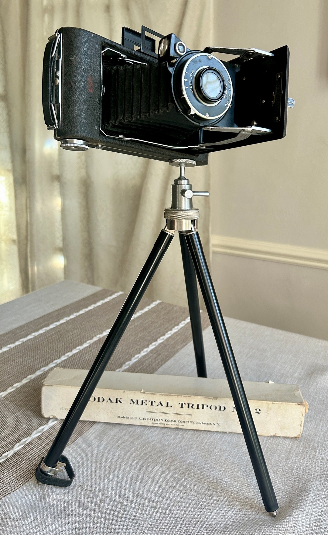 Antique 1940s Kodak No 2 Metal Telescoping Tripod 12 45'' V13, in Original Box - Etsy