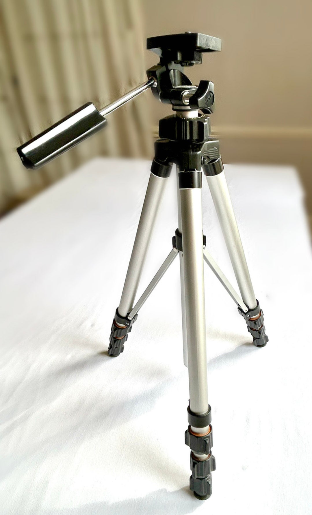 Vintage SLIK 800G Folding Lightweight Aluminum Camera Tripod Stand 611 ...