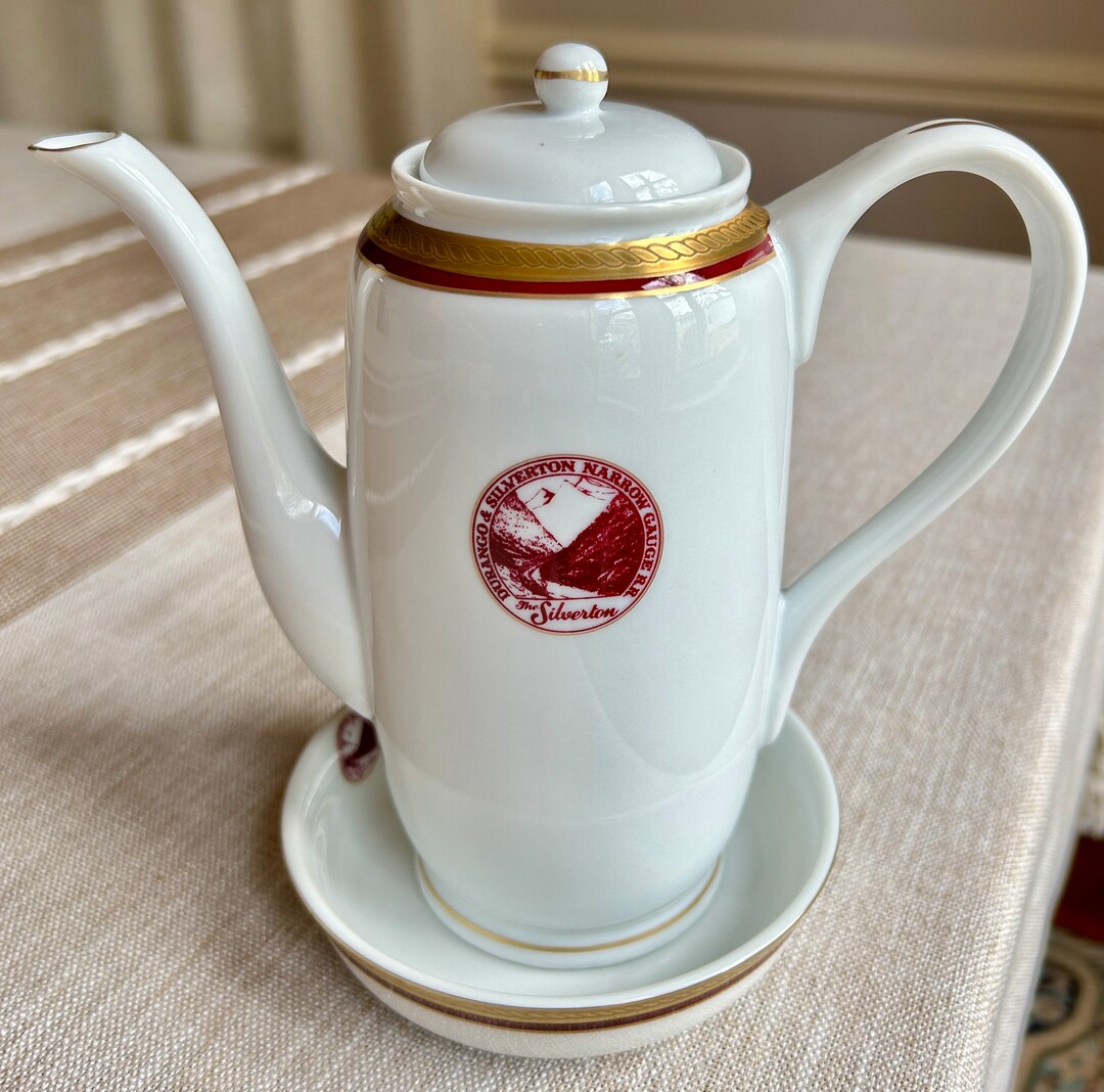 Durango Silverton Narrow Gauge Railroad Dining China Coffee Carafe ...