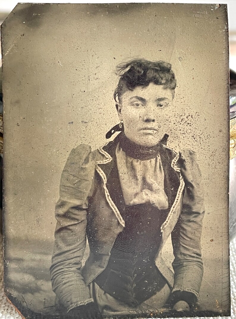 8 Antique 1870s Tintypes Beautiful, Handsome, Young Men and Women ...