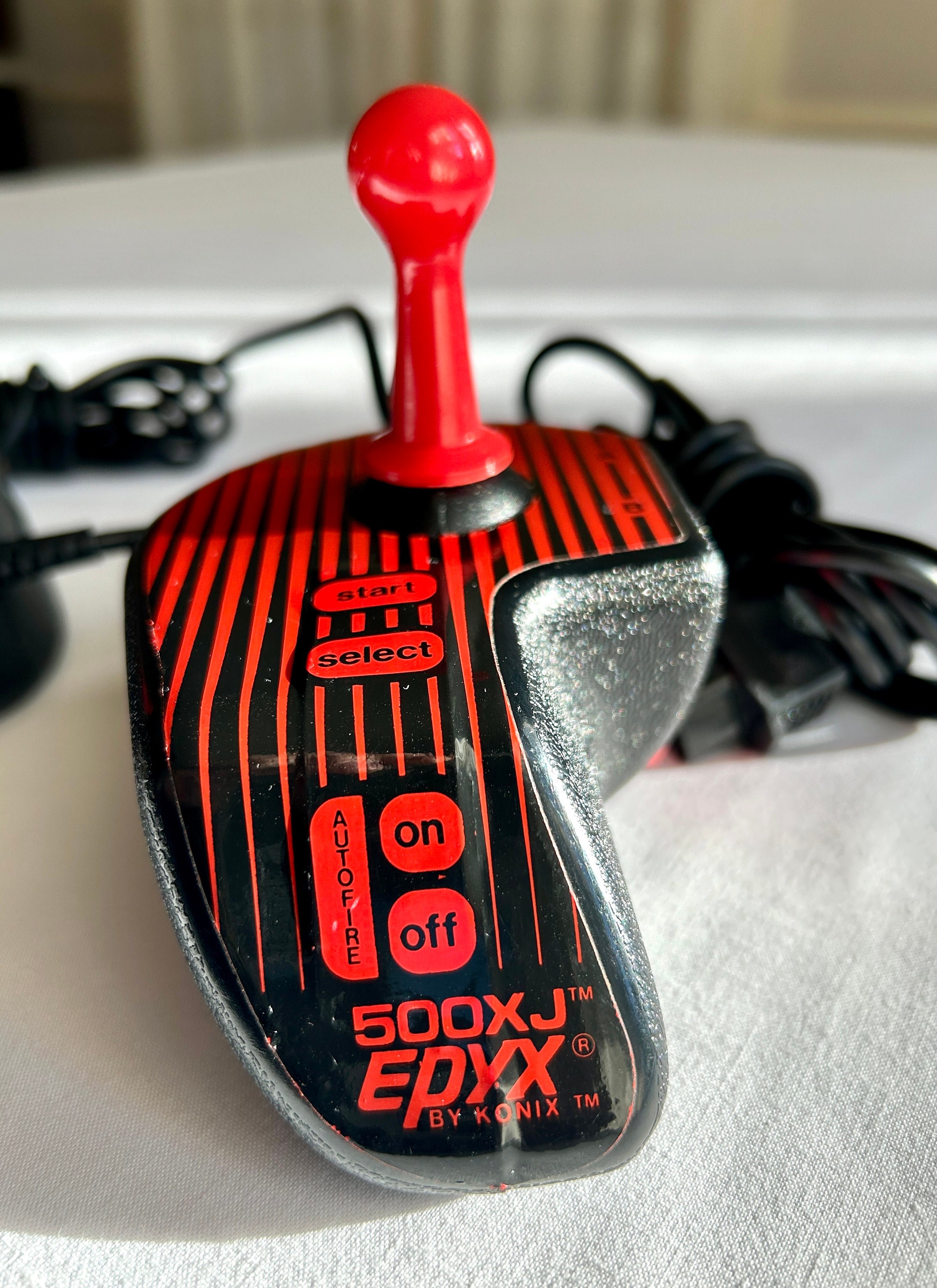 2 RARE 1980s Konix 500XJ Epyx With Autofire DB9 Joysticks Controllers ...